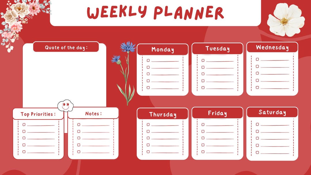 Plan & Conquer: Weekly Planner - Etsy