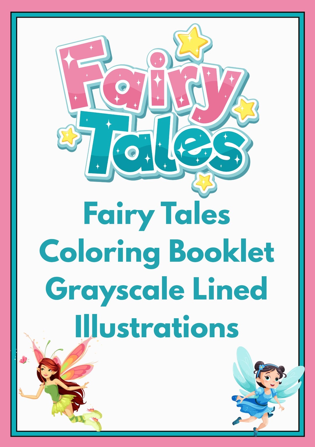 Fairy Coloring Book | Fairy Birthday Party Activity Sheet | Fairy Party ...