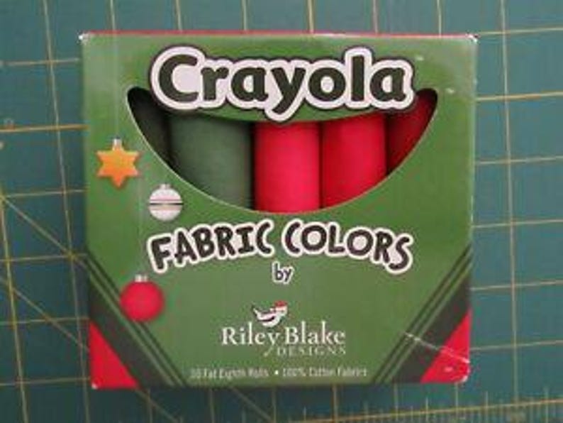 Riley Blake Crayola Fabric Colors Fat Eighths - Etsy