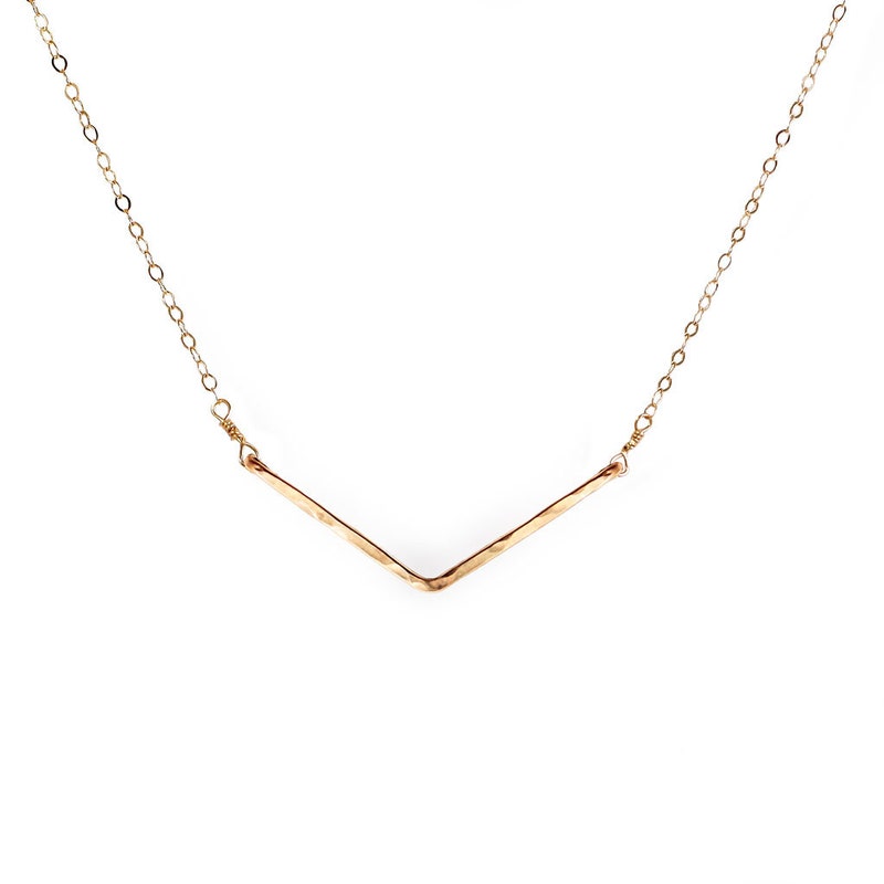 Simple Gold Necklace - Etsy