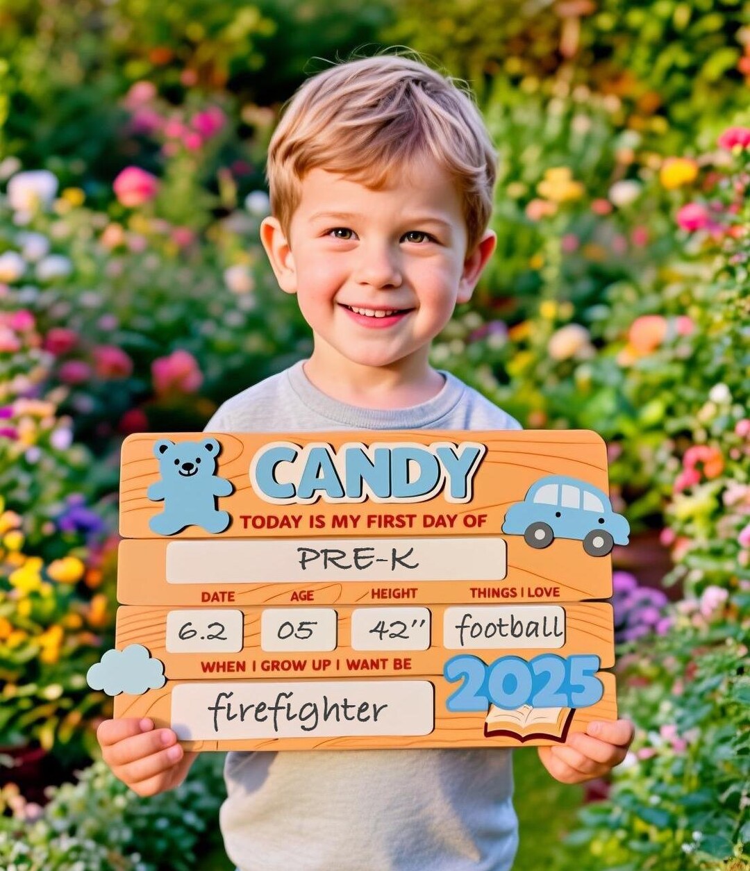 First Day of School Sign | First Day of Sign | Last Day of School Sign ...