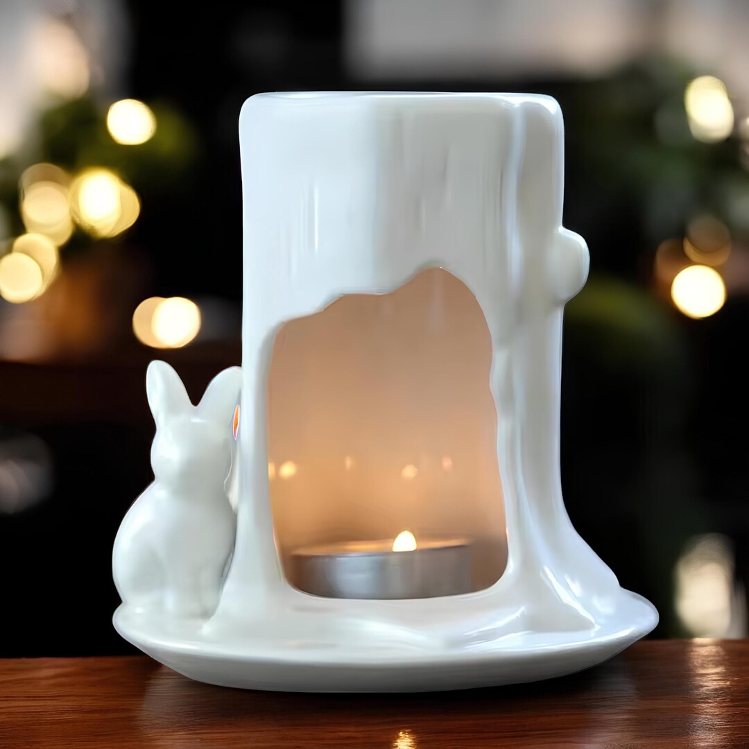 Ceramic Wax Warmer "rabbit" - Wax Warmer - Candle Wax Warmer - Candle ...