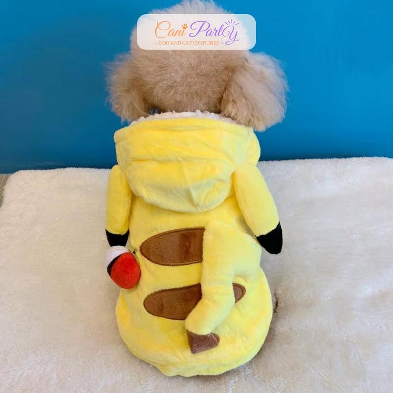 Pikachu Pet Costume: Pokémon-inspired Dog & Cat Outfit - Etsy