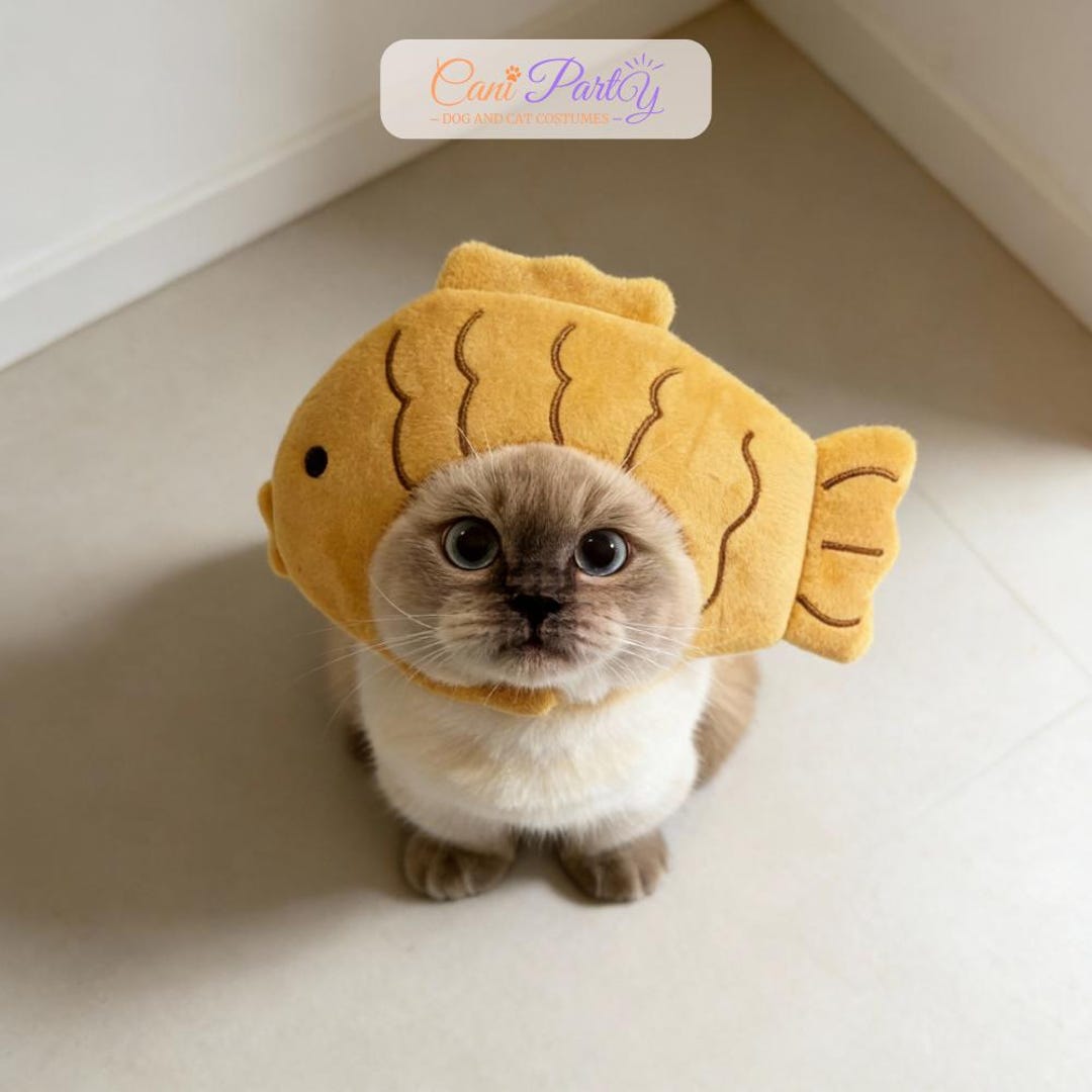 Funny Fish Pet Costume Hat for Cats and Small Dogs - Etsy