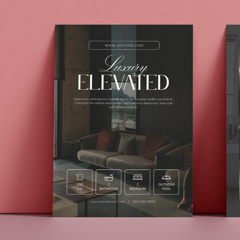 Luxury Real Estate Brochure | Property Marketing Flyer | Dubai Realtor ...