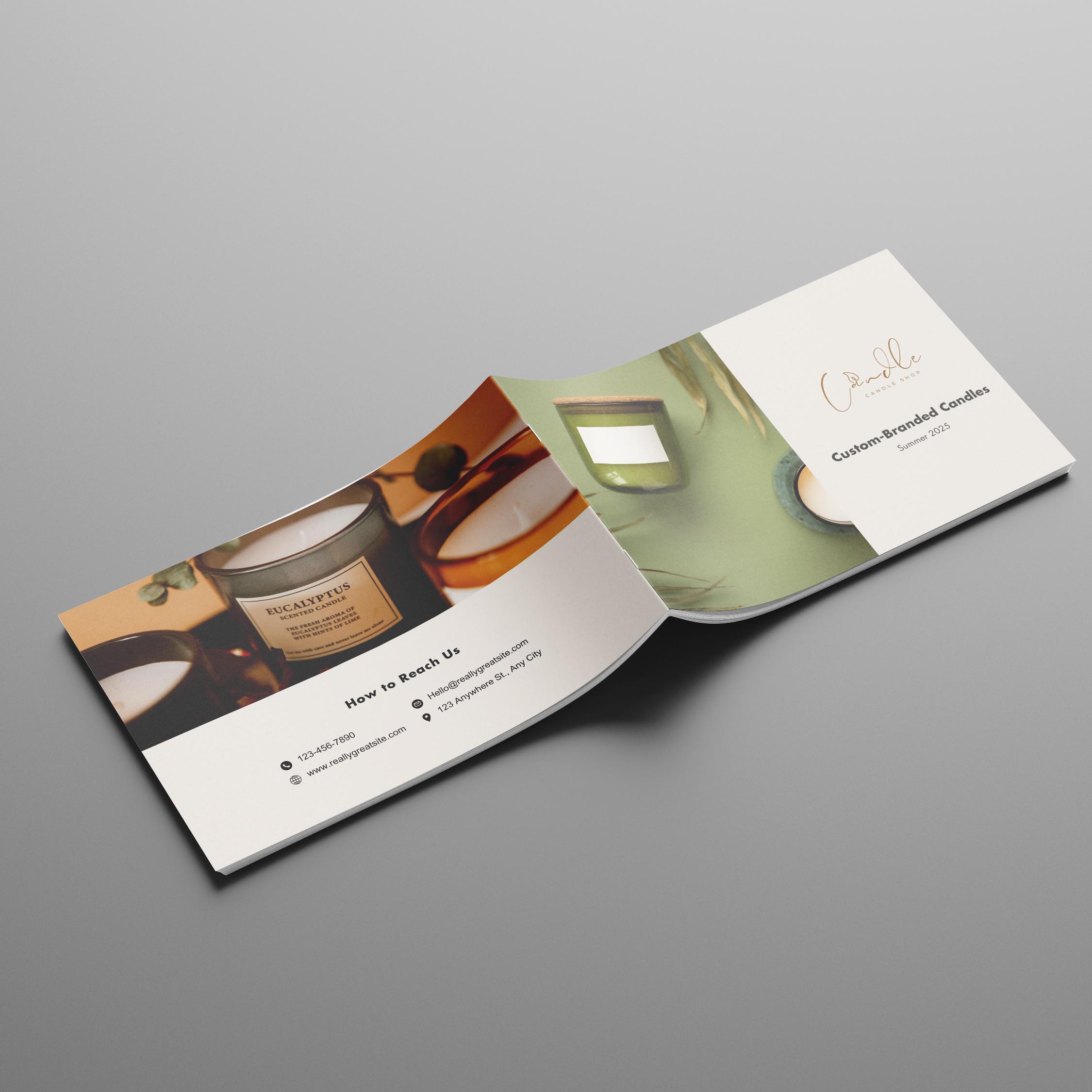 Editable Candle Price List Brochure | Canva Wholesale Catalogue ...
