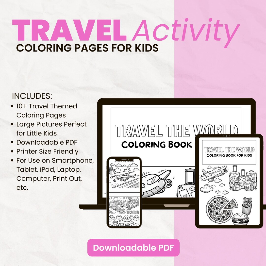 Kids & Toddler Coloring Book Printable Coloring Pages for Children Fun ...