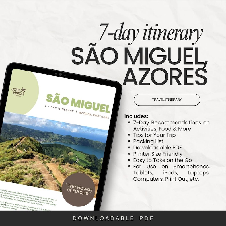 So Miguel Azoren: 7-daagse reisroute | Reisgids Portugal, reisplanner ...