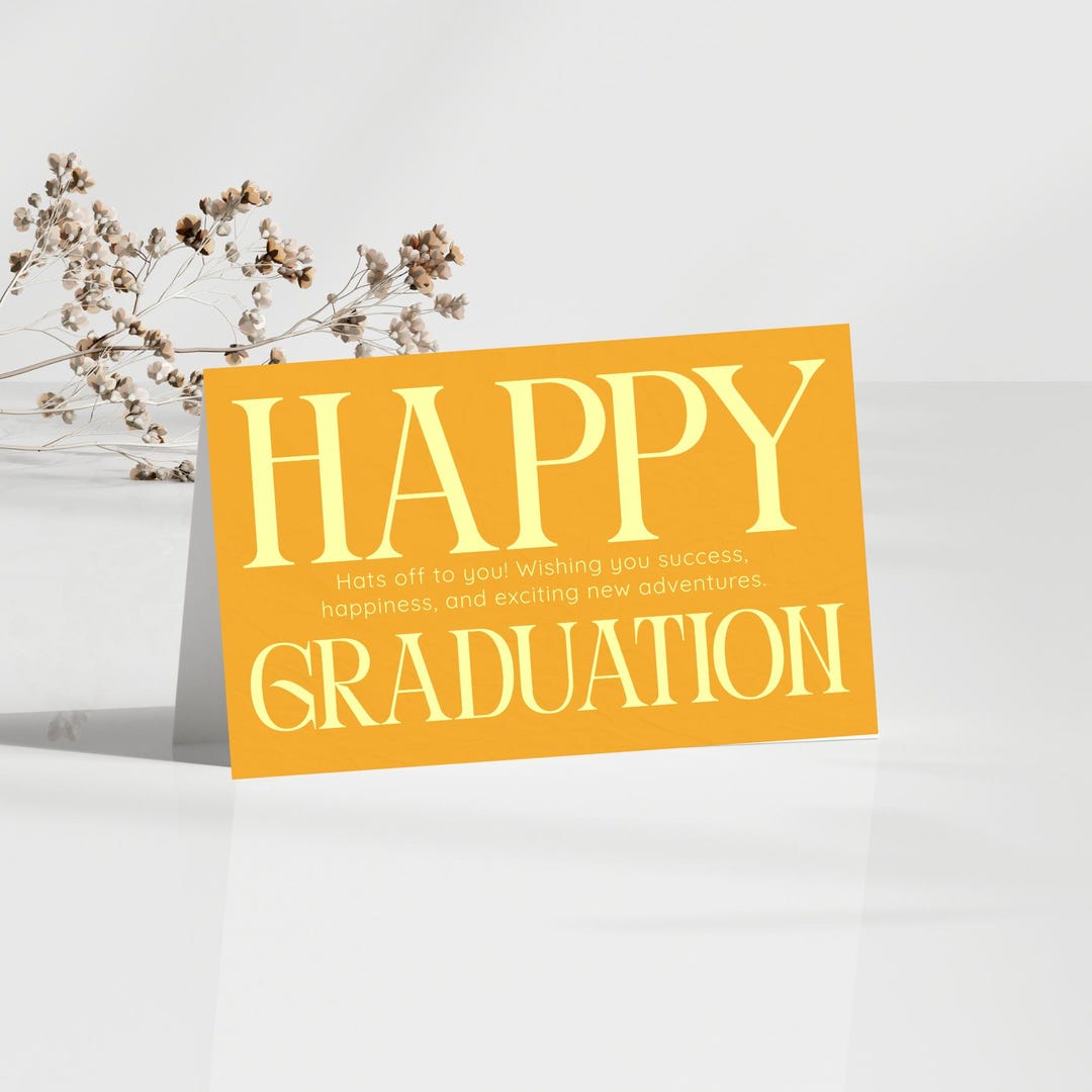 Happy Graduation Card Printable Congratulations Graduate Card ...