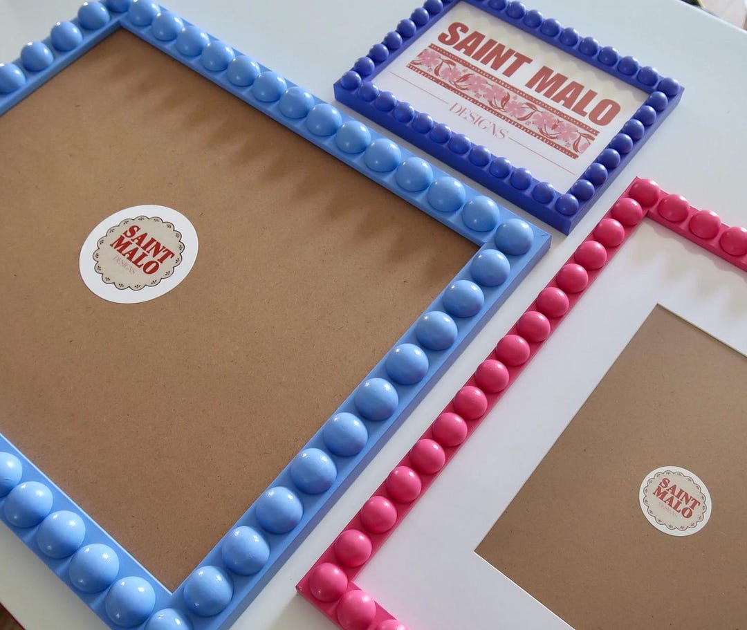 Custom Glossy Wooden Bobbin Frame Bobble Frame - Etsy