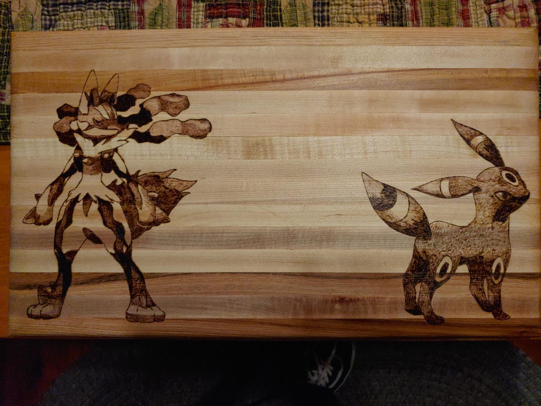 Custom Pyrography (wood-burned) Cutting Boards, Charcuterie Boards ...