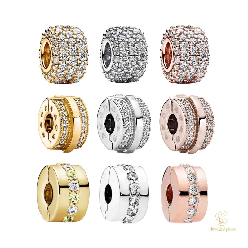 Rose Gold Pandora Charms - Etsy