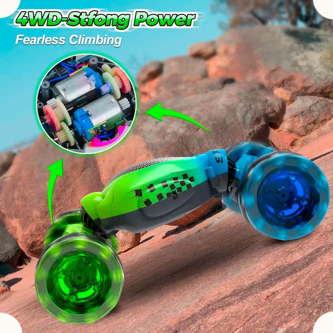 4WD Hand Gesture 360 RC Stunt Car Sensing Off-road Remote Control Twist ...