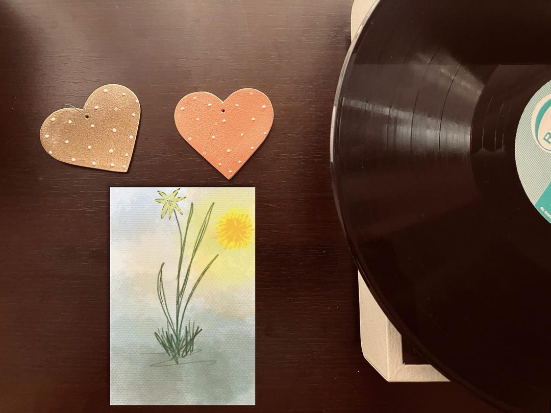 Handmade-style Daffodil Flower Card – Unique Diy-look Greeting - Etsy