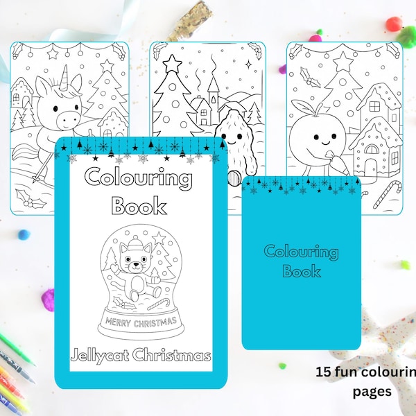 Jellycat Colouring Book - Etsy UK