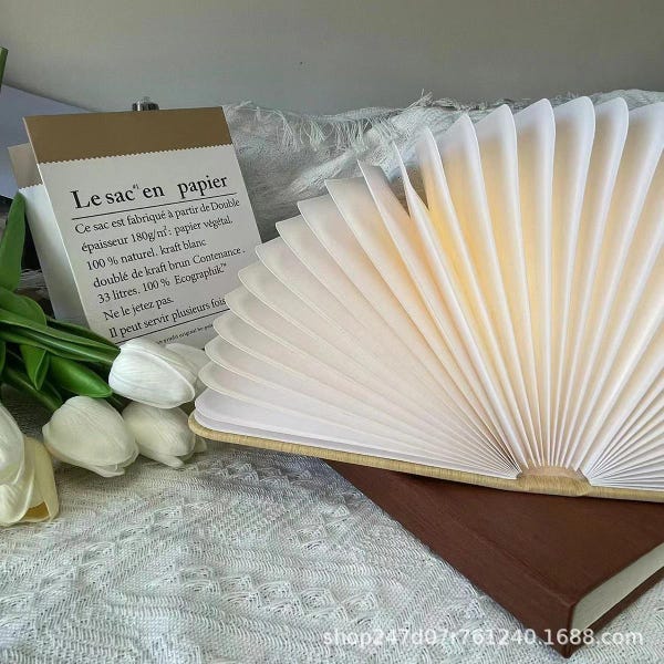 Book Lamp - Etsy