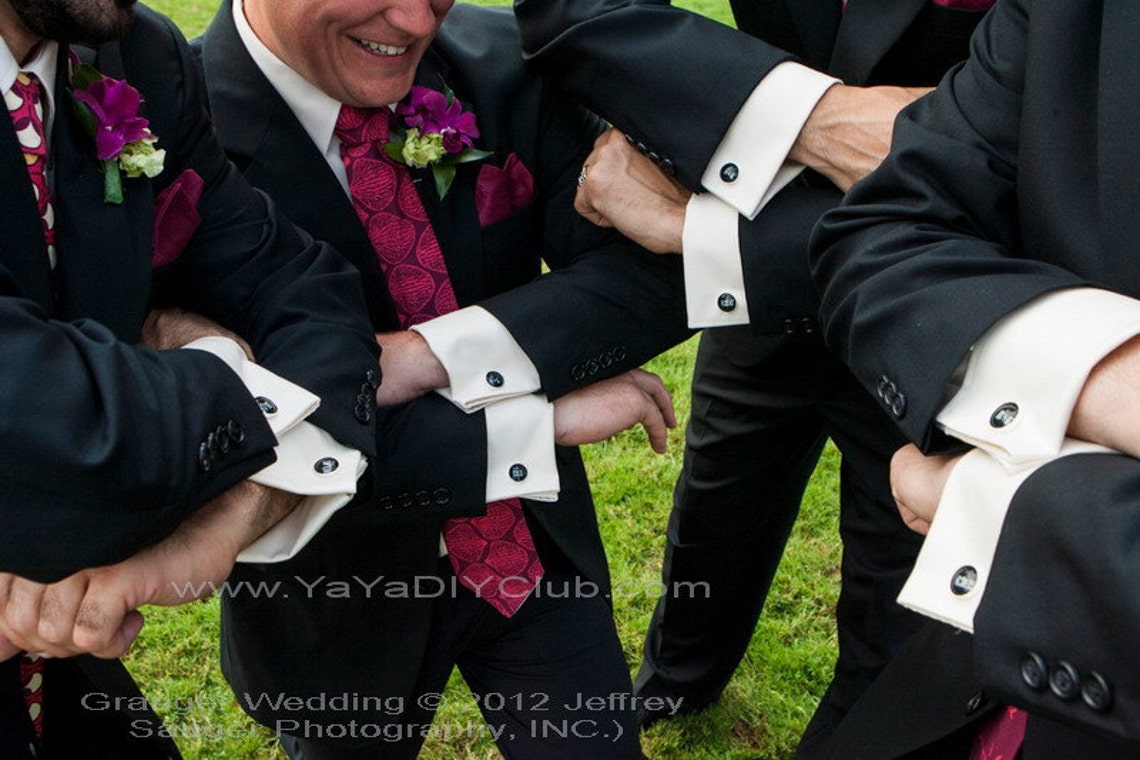 Grooms Gift Navy Blue Wedding Cufflinks for Groom Cuff Links - Etsy