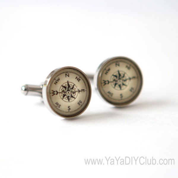 Nautical Cufflinks - Etsy