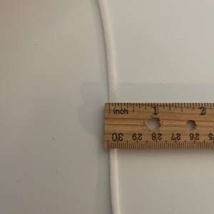 10 Cream OR White Flat Cord Cording Strap String Ties Corset 3/16" Wide ...