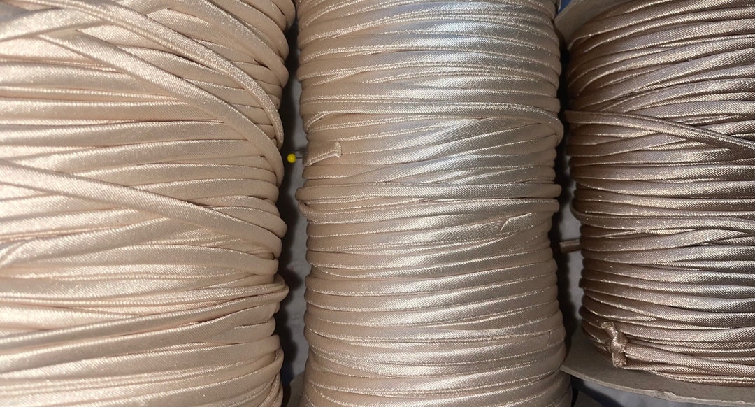 10 Yards off White Cream Ivory Nude Tan Spaghetti Strap Tube String ...