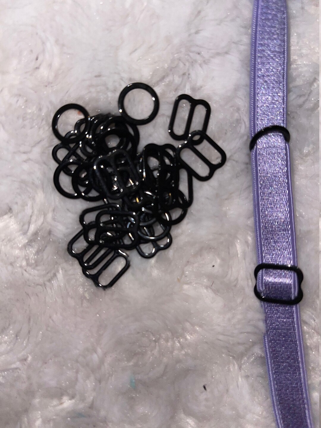 18 Sets 36 Pieces BLACK Coated Metal Bra Strap Adjuster Tri - Etsy Hong ...