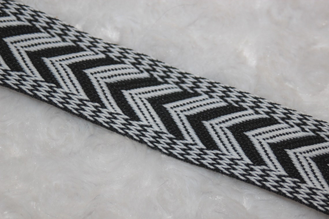 5 Yards Black White Reversible Aztec Arrow Woven Sewing Craft - Etsy