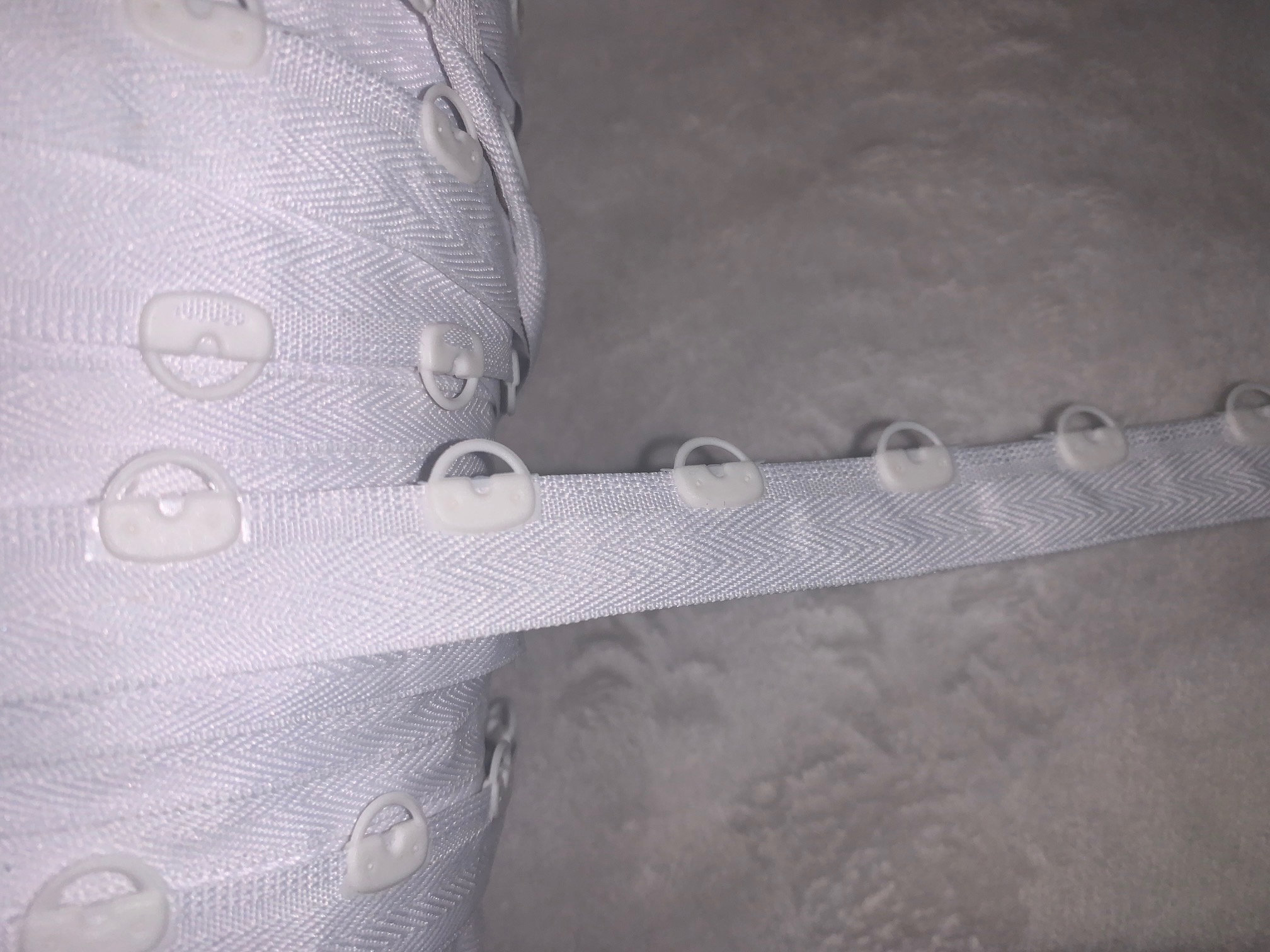 Lot 9.5 Yards WHITE Nylon Lacing Tape Plastic D RING Corset - Etsy