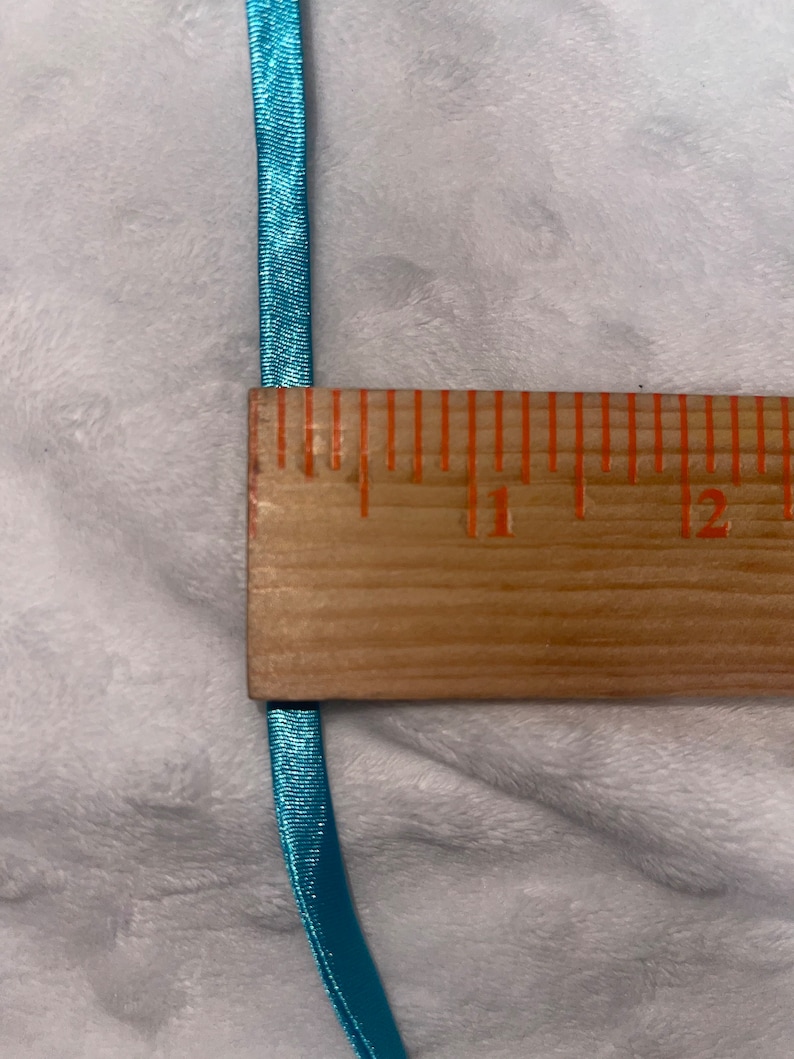 5 Yards Light Drk Teal Turquoise Spaghetti Strap Tube Tubular String ...