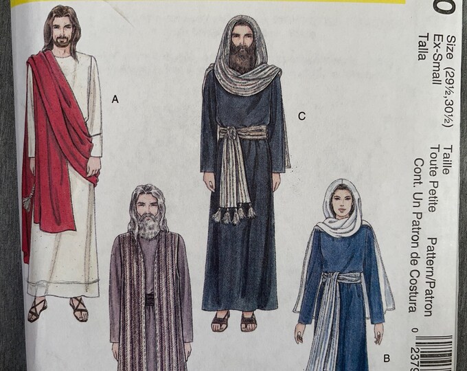 UNCUT Mccalls 2060 Religious Biblical Costume Sewing Pattern Jesus Mary ...