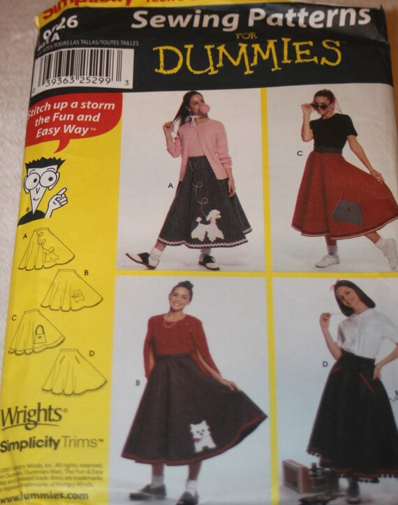 UNCUT Simplicity 9926 Sewing Pattern for Dummies Halloween | Etsy
