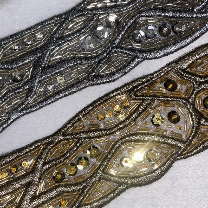 Bugle Bead Trim - Etsy