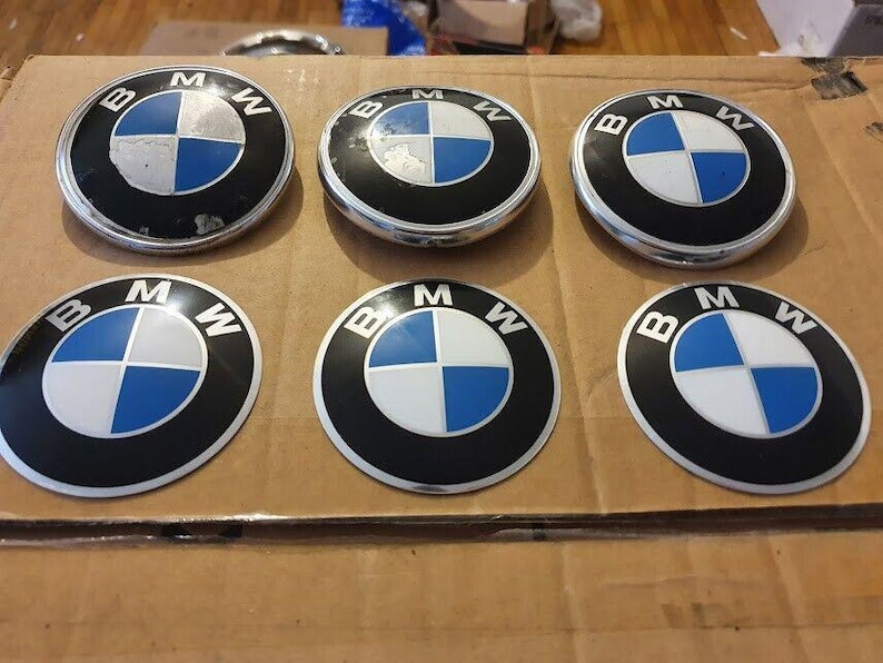 BMW Trunk Emblem Sticker Logo E30 E24 E28 E9 - 82 Mm - Etsy