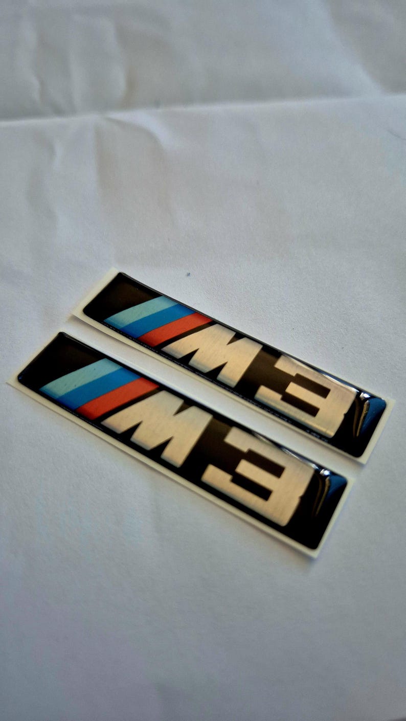 BMW E46 M3 Fender Side Gill Emblem With M3 Logo - Etsy
