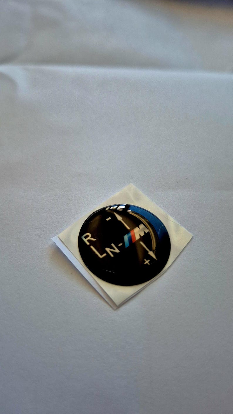BMW E46 M3 SMG Emblem Shift Knob Gearknob Gear Stick Sticker - FL - Etsy