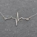 Mini Gold Custom Heart Beat Necklace - Accurate Representation of ...