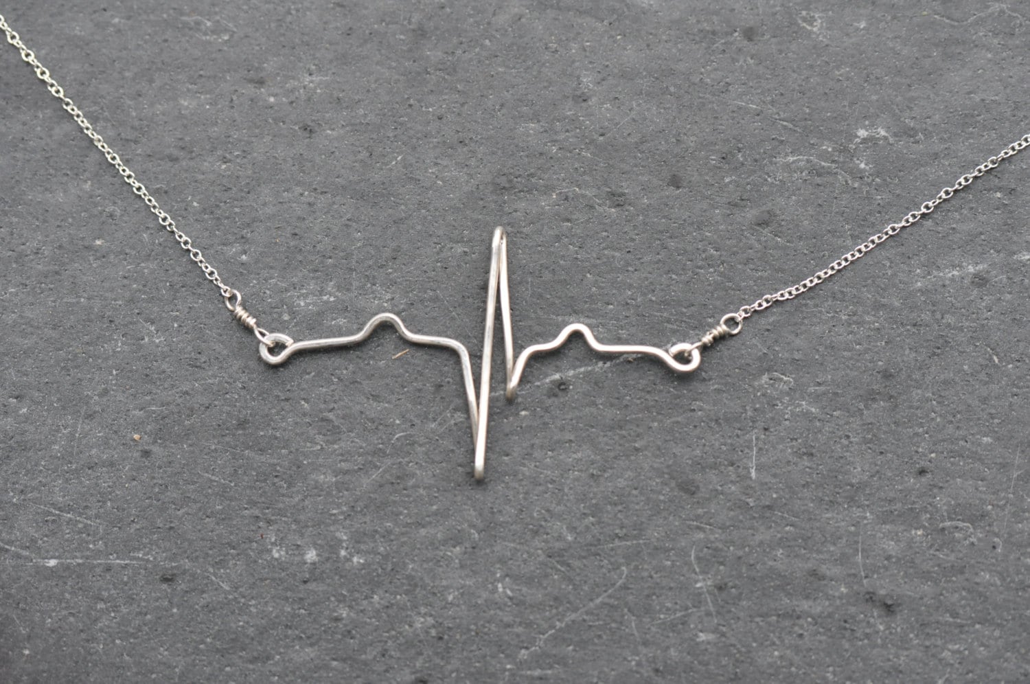 Mini Gold Custom Heart Beat Necklace Accurate Representation of ...