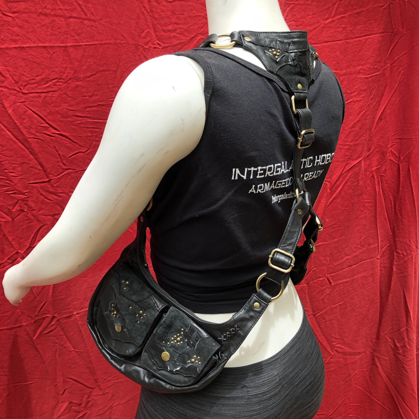 Steampunk Post Apocalyptic Shoulder Harness Bag Holster - Etsy