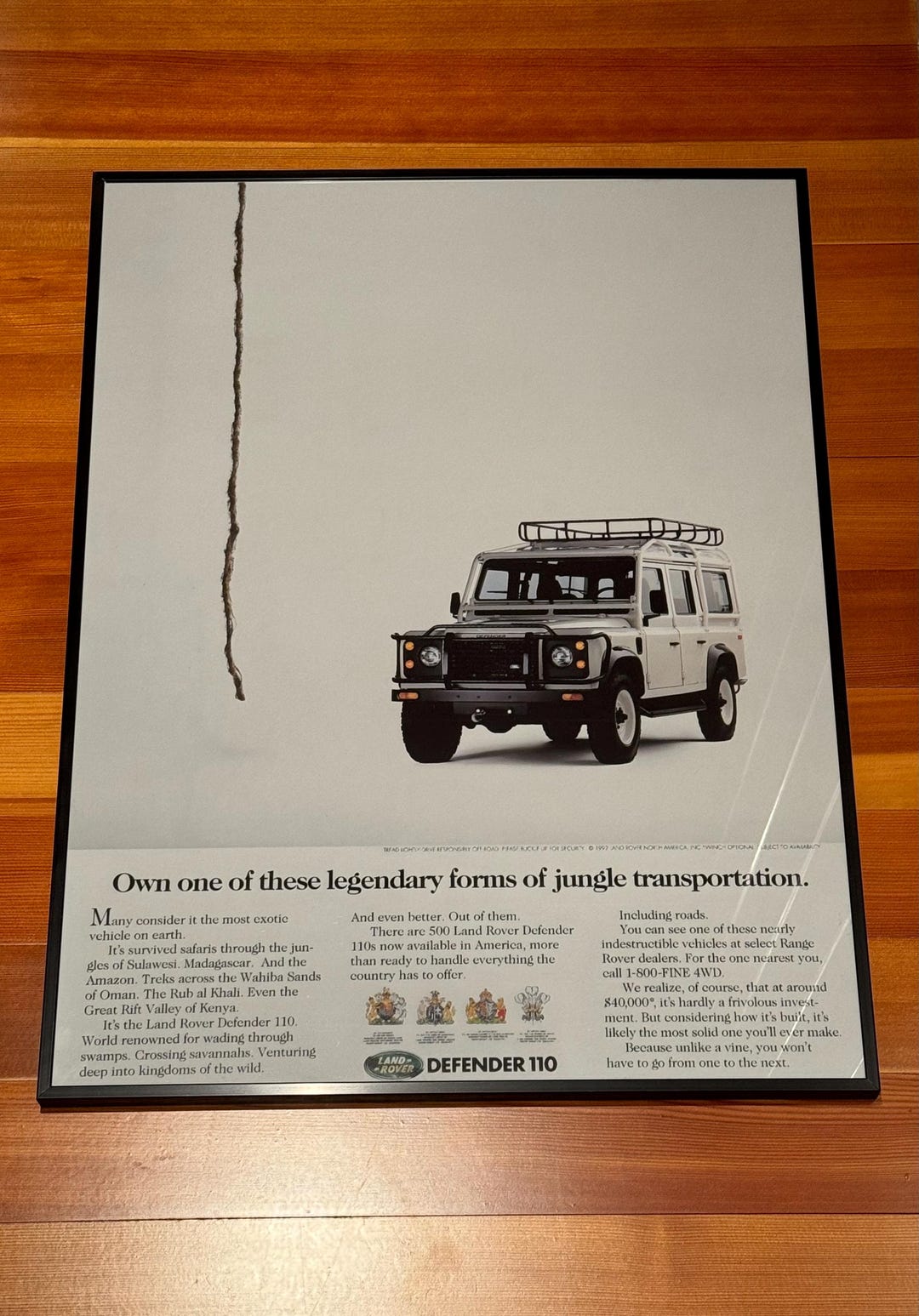 Enlarged Land Rover Defender NAS 110 Jungle Transportation ...
