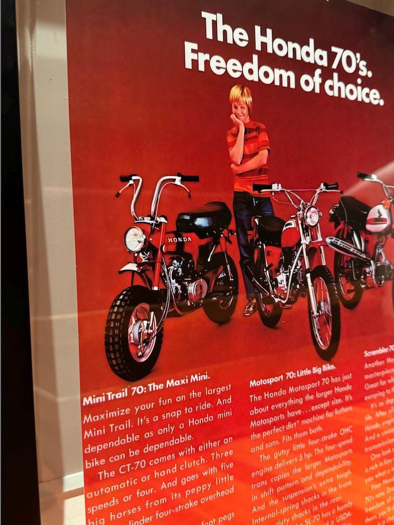 Enlarged Honda CT70 Cl70 Sl90 Mini Trail "freedom of Choice ...