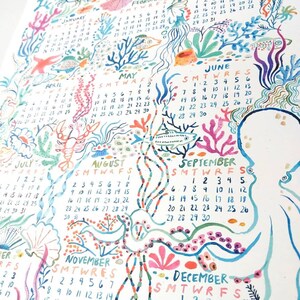 2020 Sea Life Calendar - Etsy