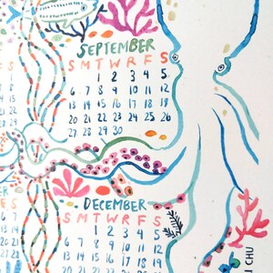 2020 Sea Life Calendar - Etsy
