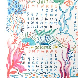 2020 Sea Life Calendar - Etsy