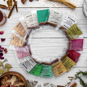 Incense Sample Pack - All Natural Hand Rolled Incense Cones - 21 Scents ...