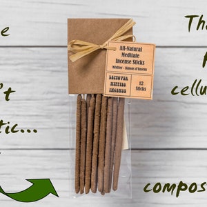 Cedar Incense Sticks- All Natural, Vegan, Herbal, Organic, Western Red ...