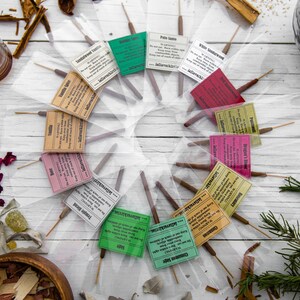 Incense Stick Sample Pack - All Natural Organic Vegan Herbal Incense ...