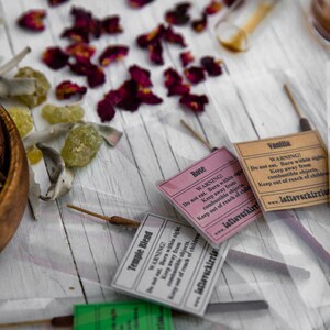 Incense Stick Sample Pack - All Natural Organic Vegan Herbal Incense ...