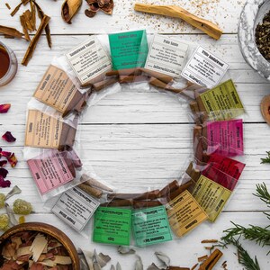 Incense Sample Pack - All-natural, Organic, Vegan, Herbal, Hand-rolled ...
