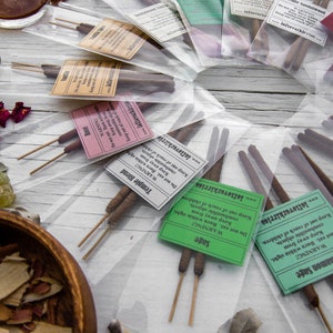 Incense Sample Pack - All-natural, Organic, Vegan, Herbal, Hand-rolled ...