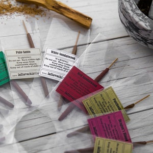 Incense Stick Sample Pack - All Natural Organic Vegan Herbal Incense ...