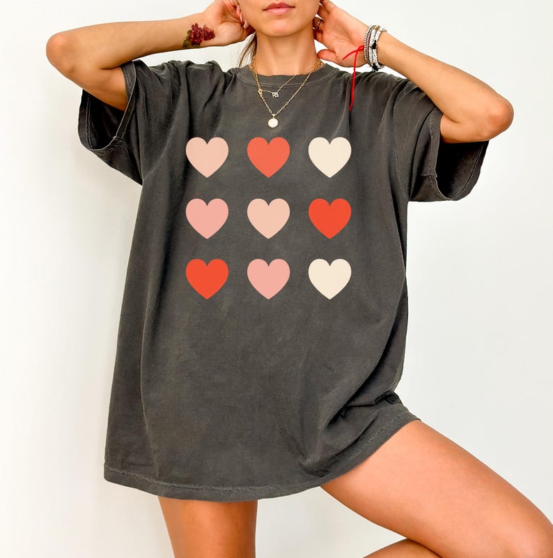 Valentine Shirt | Minimalist Neutral Heart Icons | Modern Love Apparel ...